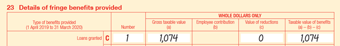 Item 23 Fringe benefit categories | Australian Taxation Office