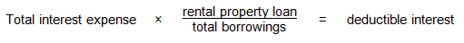 Apportionment of rental expenses | Australian Taxation Office